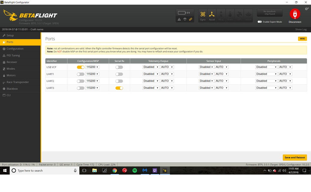 Betaflight receiver issues - Help - DroneTrest