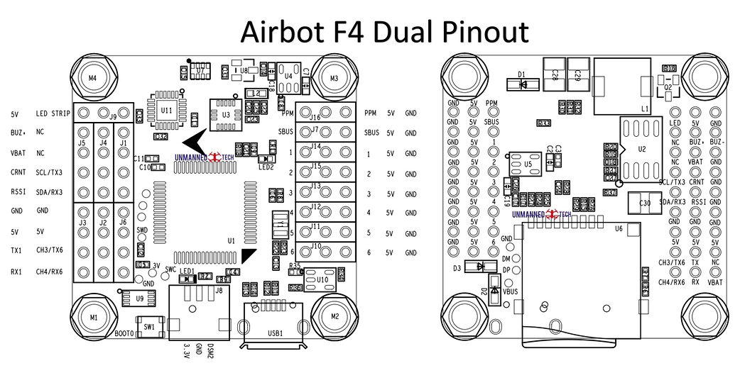 Airbot f4 inav hardware issue - Help - DroneTrest