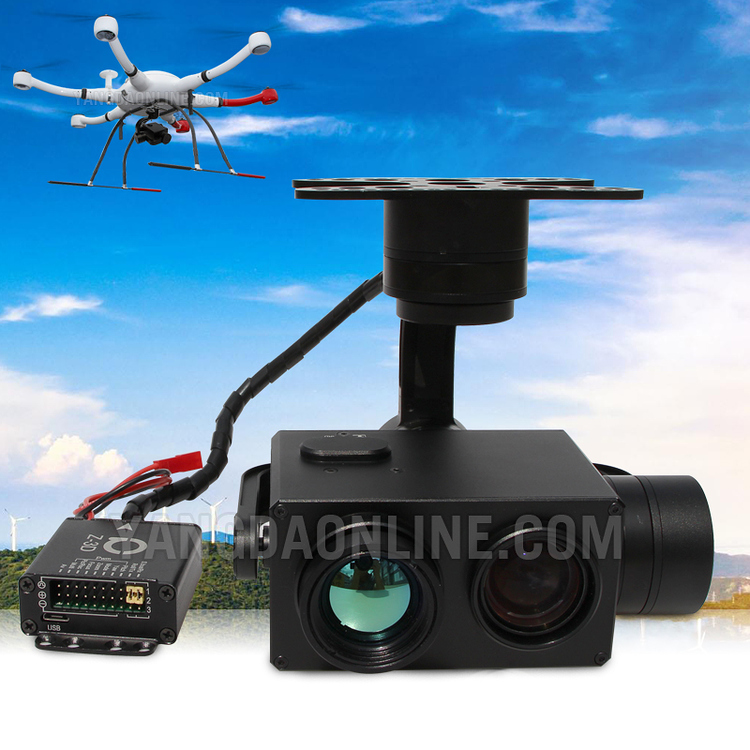 10x optical zoom EOIR radiometric gimbal camera - For Sale - DroneTrest