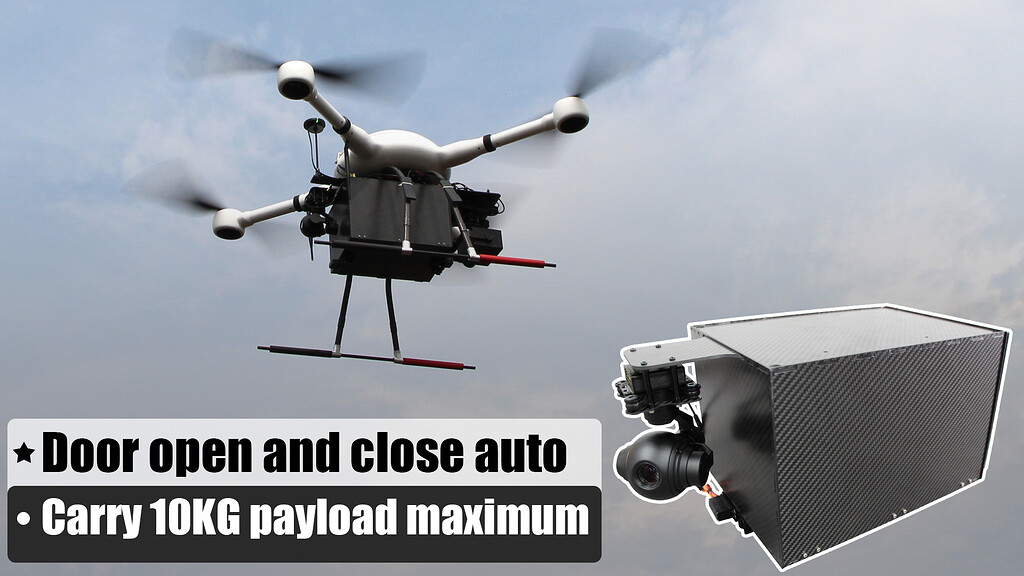 Auto open and close box for drone - DroneTrest
